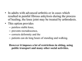 Tuberculosis of knee | PPTX