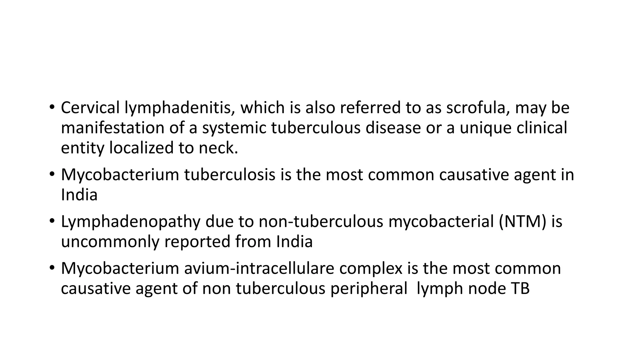 Tuberculosis of peripheral lymph nodes | PPTX