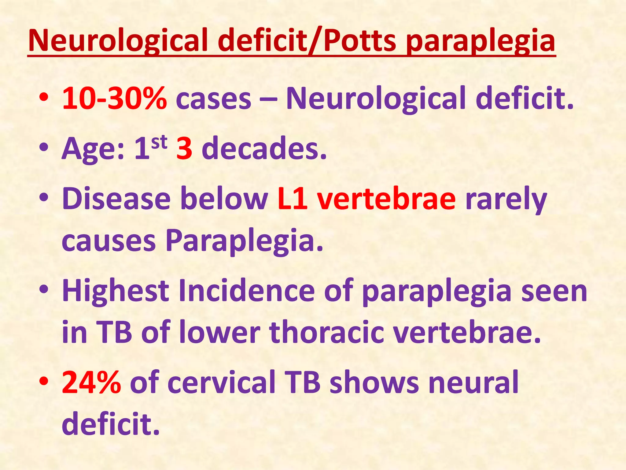 Tuberculosis of spine | PPTX