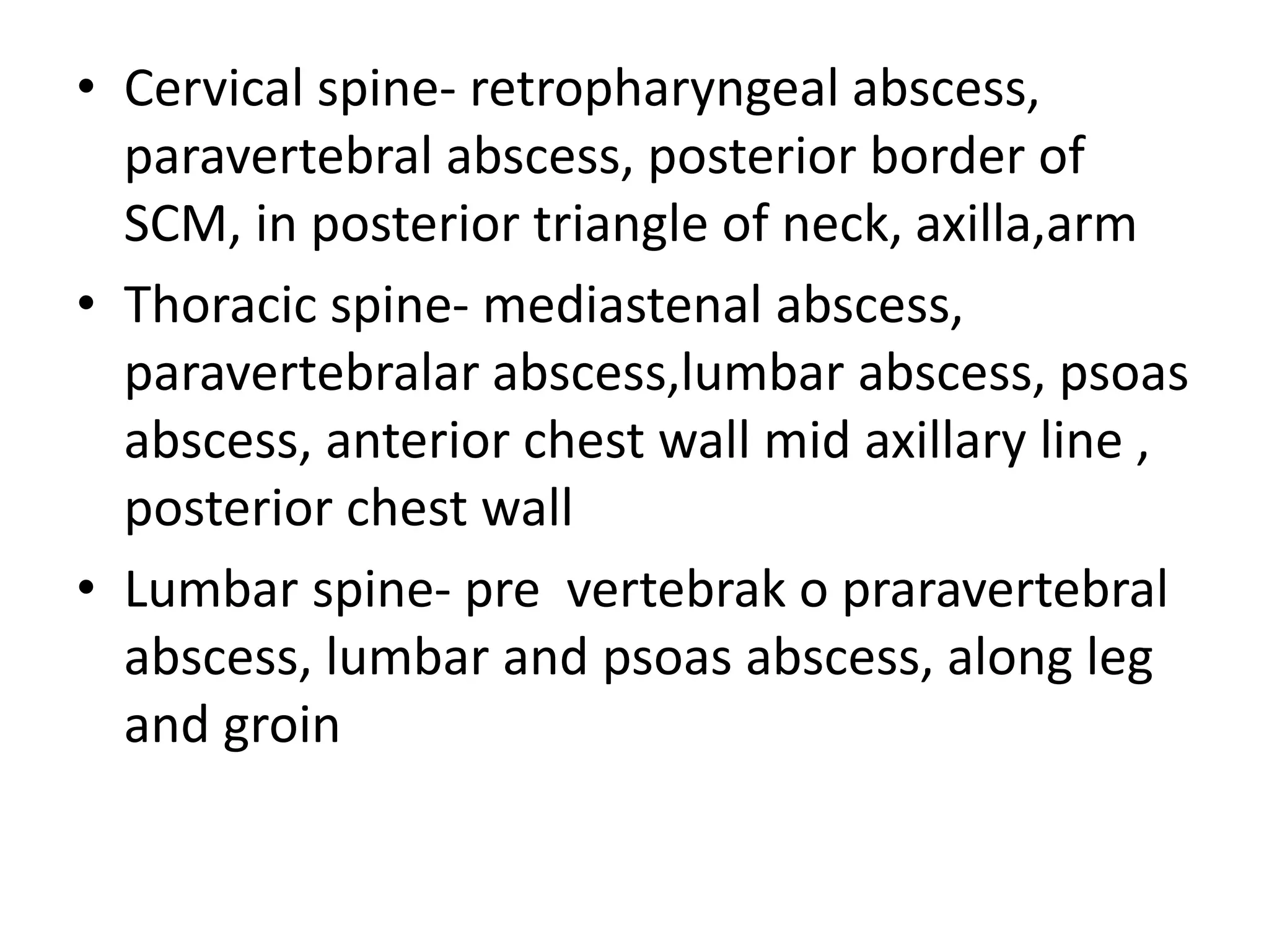 Tuberculosis of spine and hip joint | PPTX