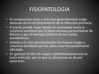 Tuberculosis osea y articular | PPTX