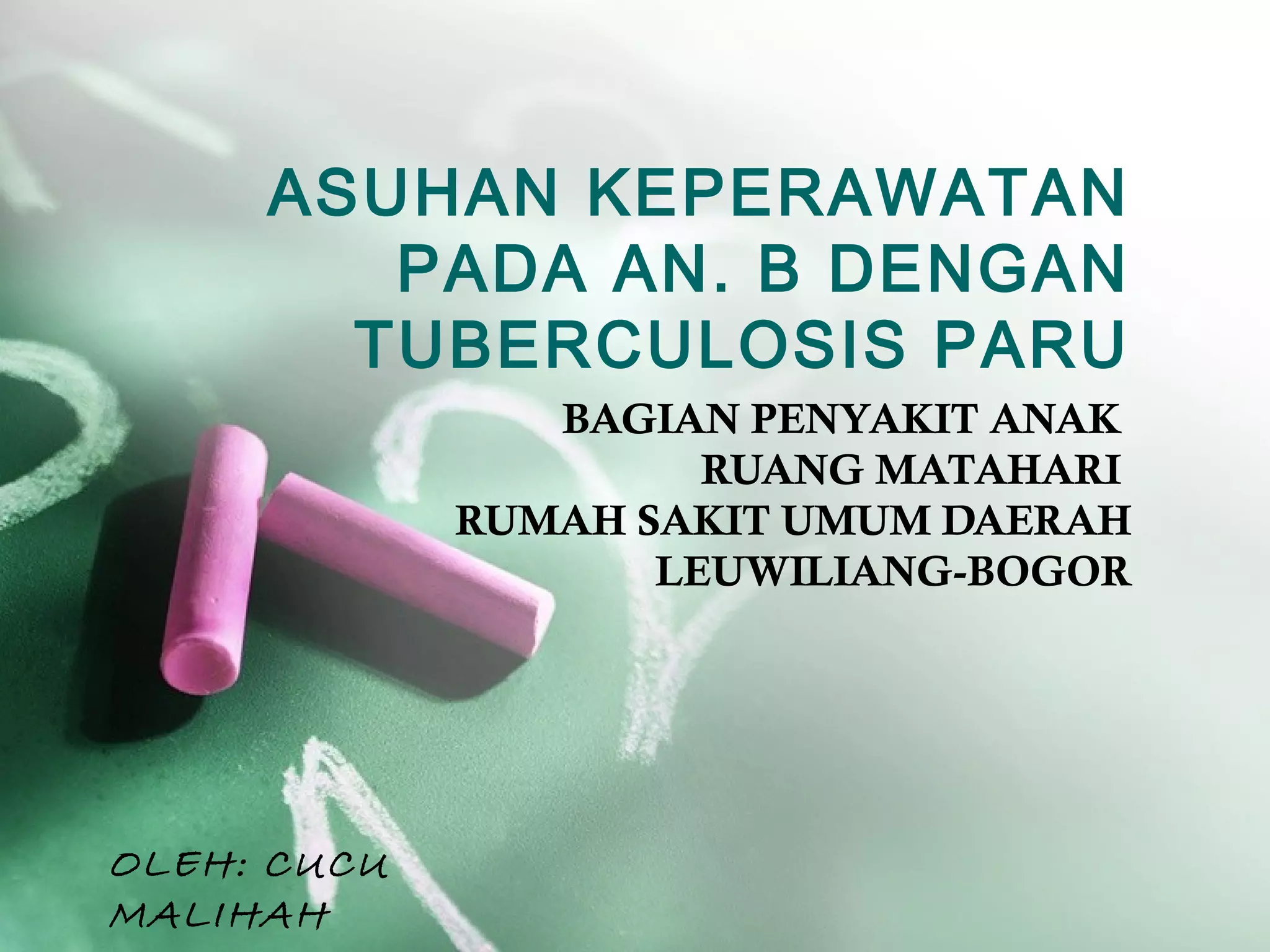 Tuberculosis paru | PPT