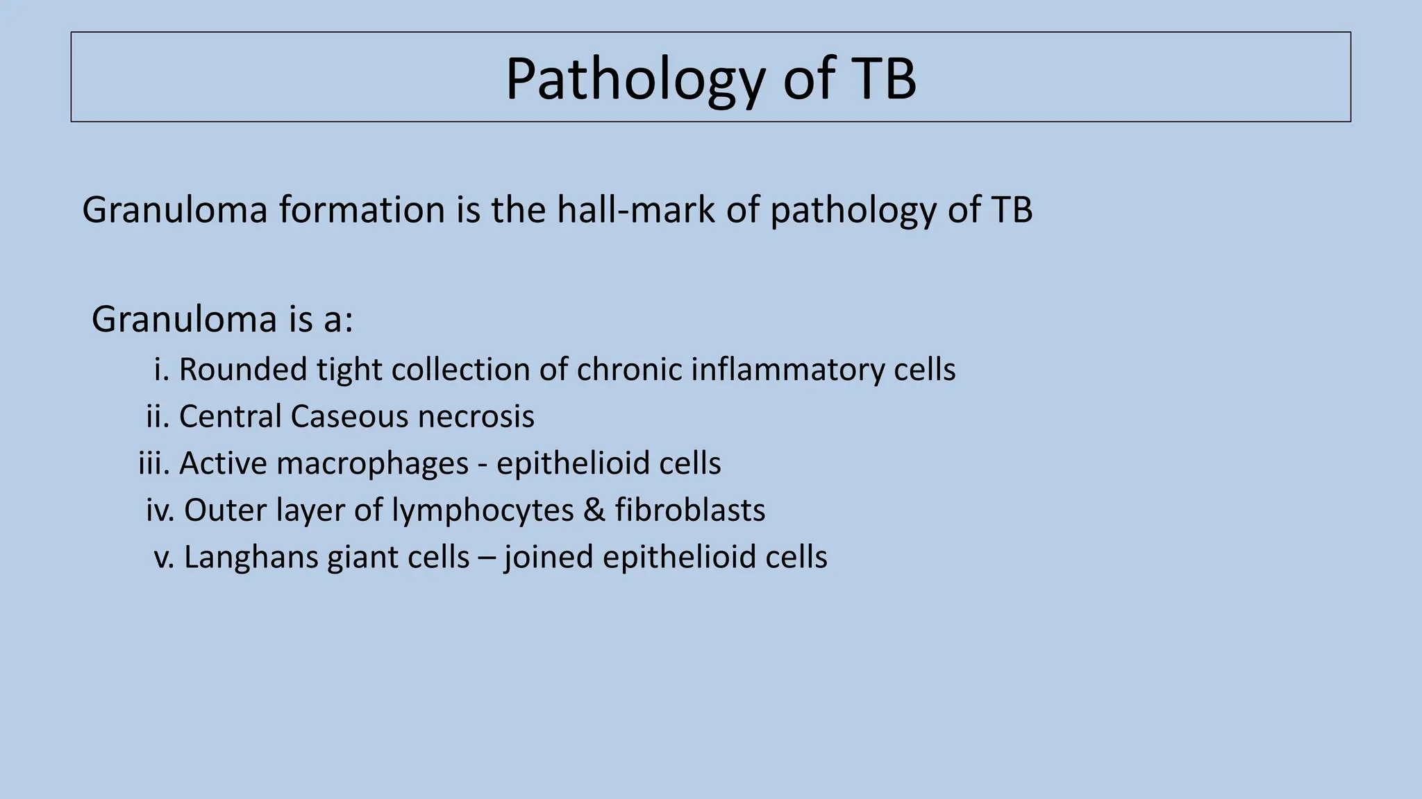Tuberculosis pathophysiology and diagnosis | Jindal Chest Clinic | PPTX