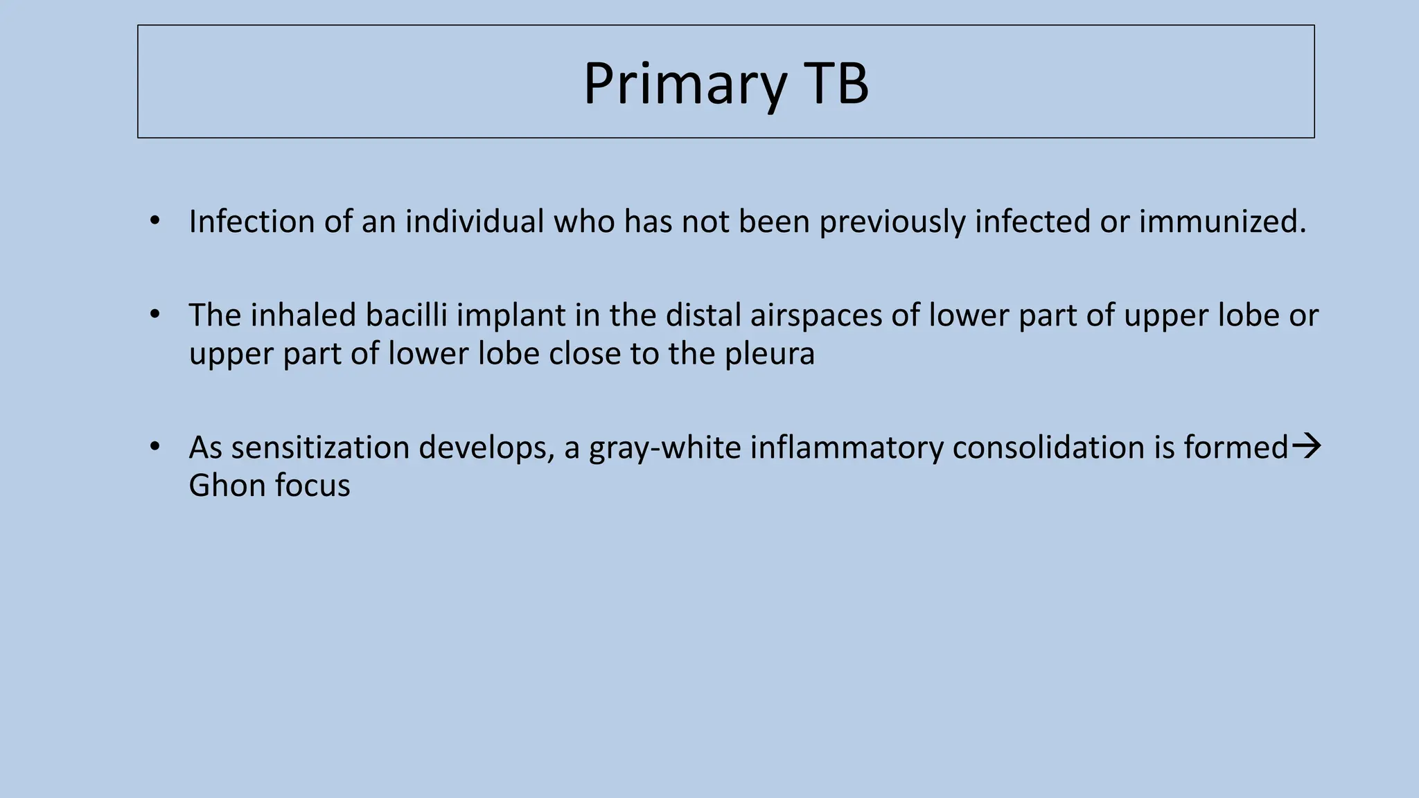 Tuberculosis pathophysiology and diagnosis | Jindal Chest Clinic | PPTX