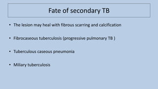 Tuberculosis pathophysiology and diagnosis | Jindal Chest Clinic | PPTX
