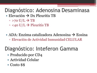 tuberculosis pleural | PPTX