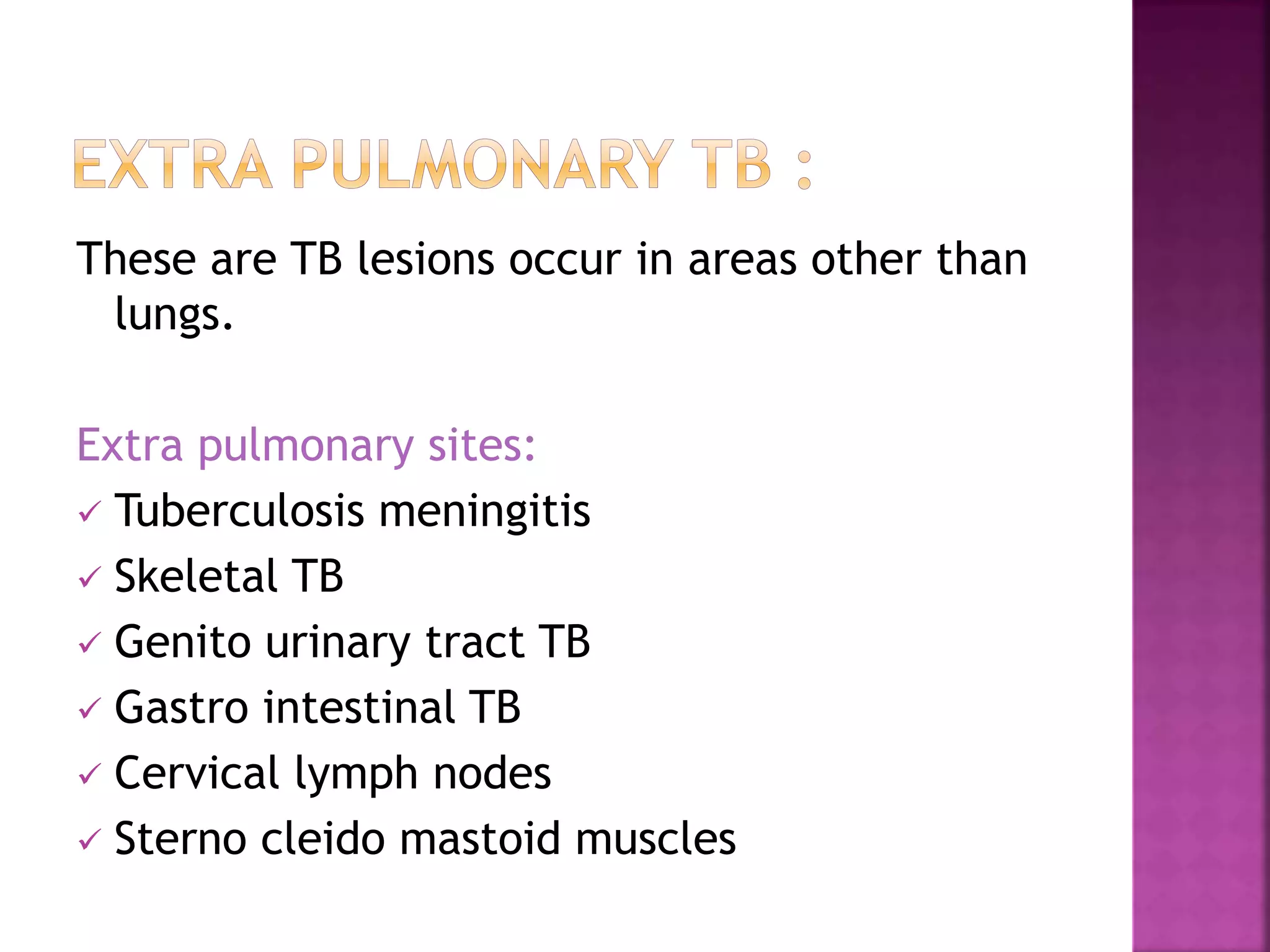 Tuberculosis | PPTX