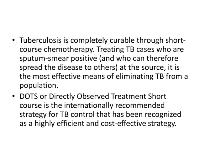 Tuberculosis ppt | PPT