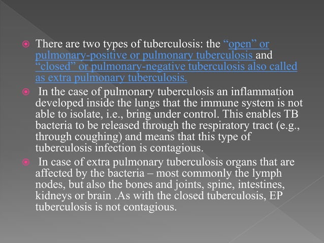 Tuberculosis | PPTX