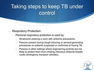 Tuberculosis prevention | PPTX