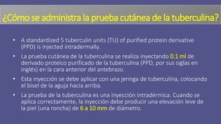 Tuberculosis: pruebas y diagnosticos. | PPTX