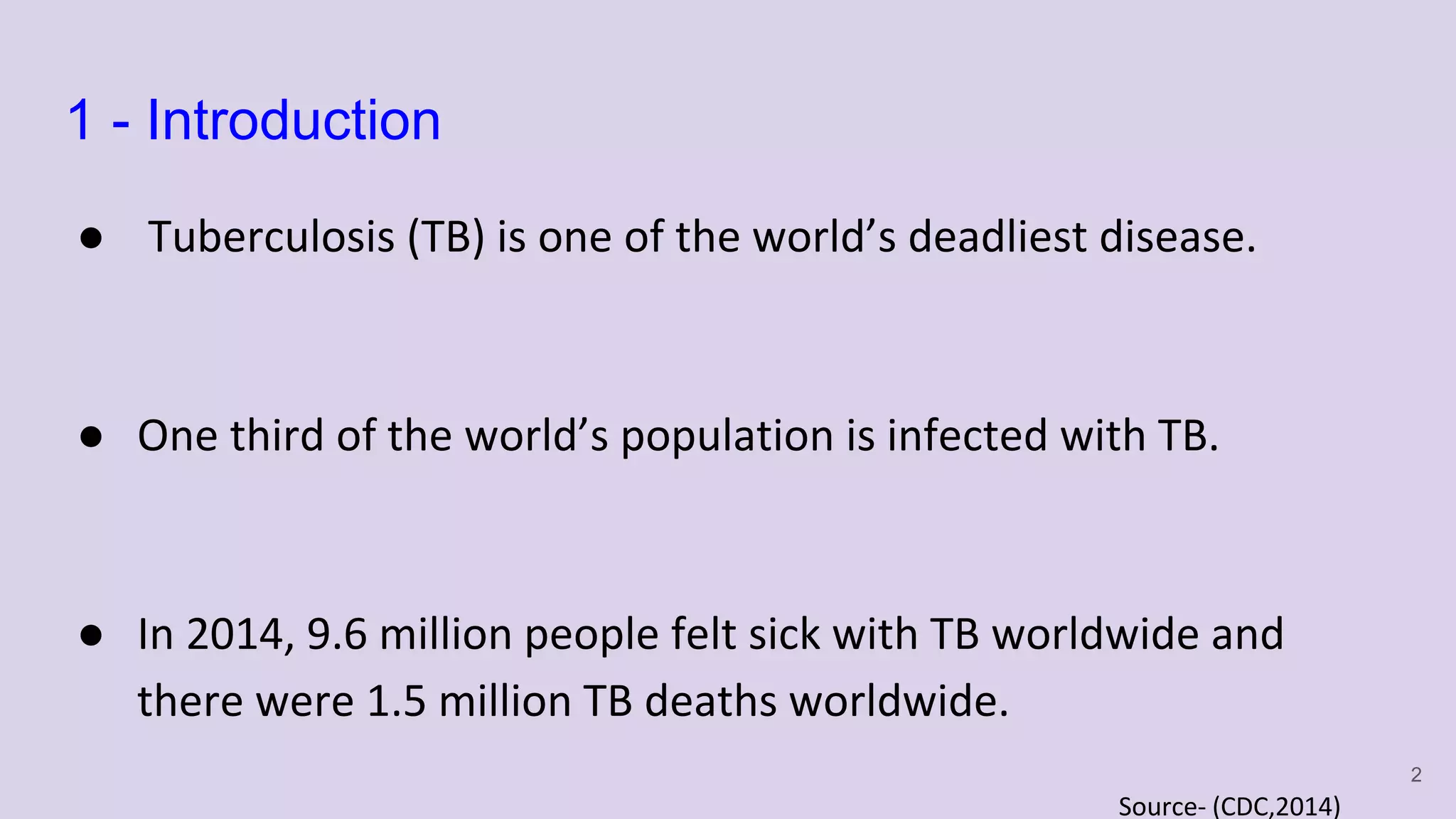 Tuberculosis (TB) - Public Health Presentation | PPTX | Lung and ...