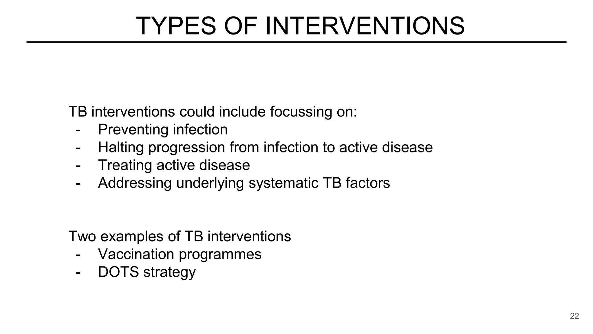Tuberculosis (TB) - Public Health Presentation | PPTX