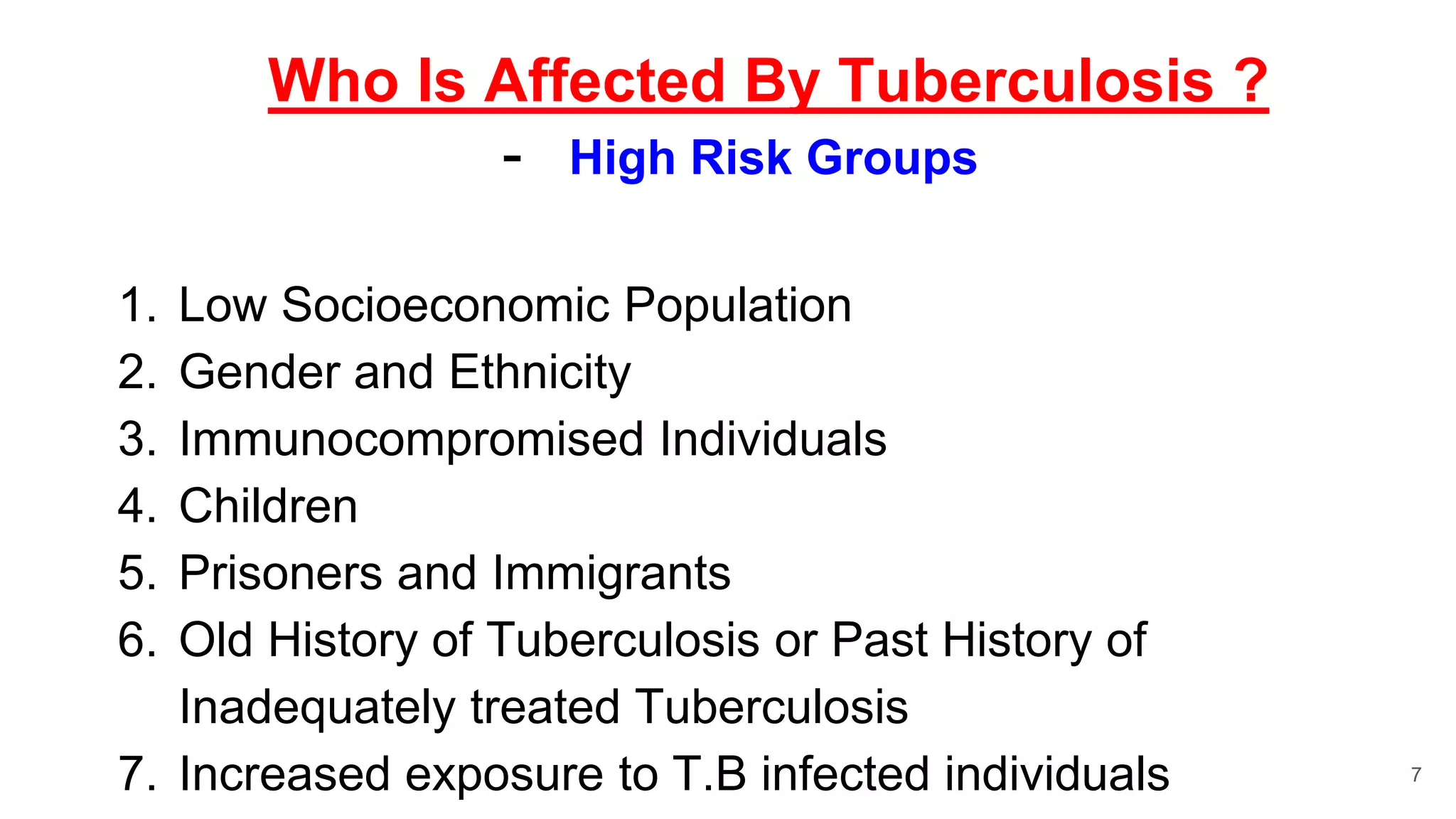 Tuberculosis (TB) - Public Health Presentation | PPTX | Lung and ...
