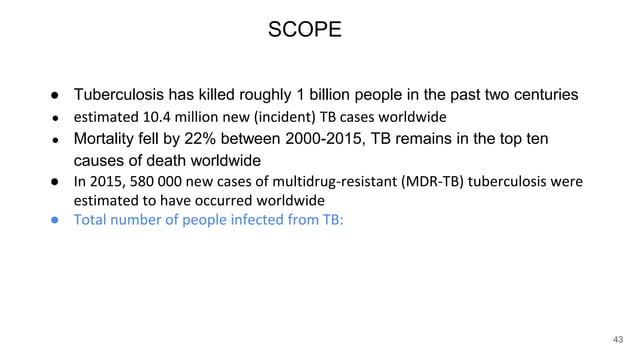 Tuberculosis (TB) - Public Health Presentation | PPTX | Lung and ...
