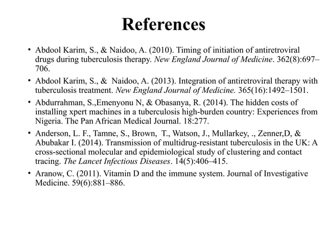 Tuberculosis slide : 2024/2025 PowerPoint | PPTX