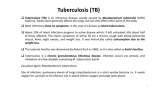 Tuberculosis (tb) | PPTX
