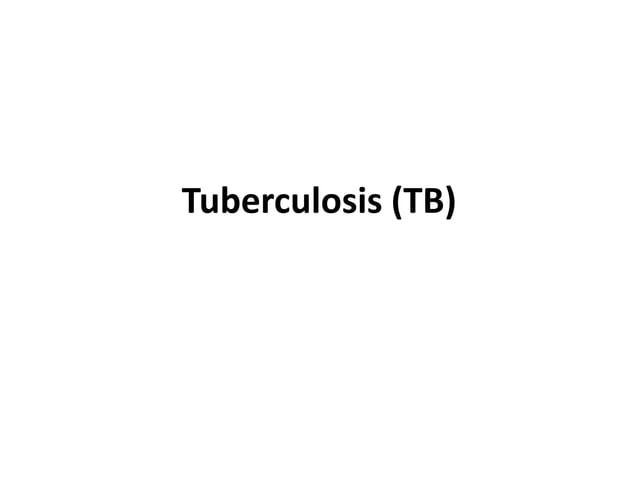 Tuberculosis (TB)-Notes.pdf microbiology notes | PDF | Lung and ...
