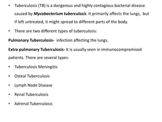 Tuberculosis (TB)-Notes.pdf microbiology notes | PDF