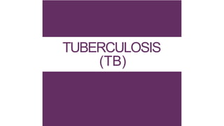 Tuberculosis (T. B) Presentation . pptx | PPT