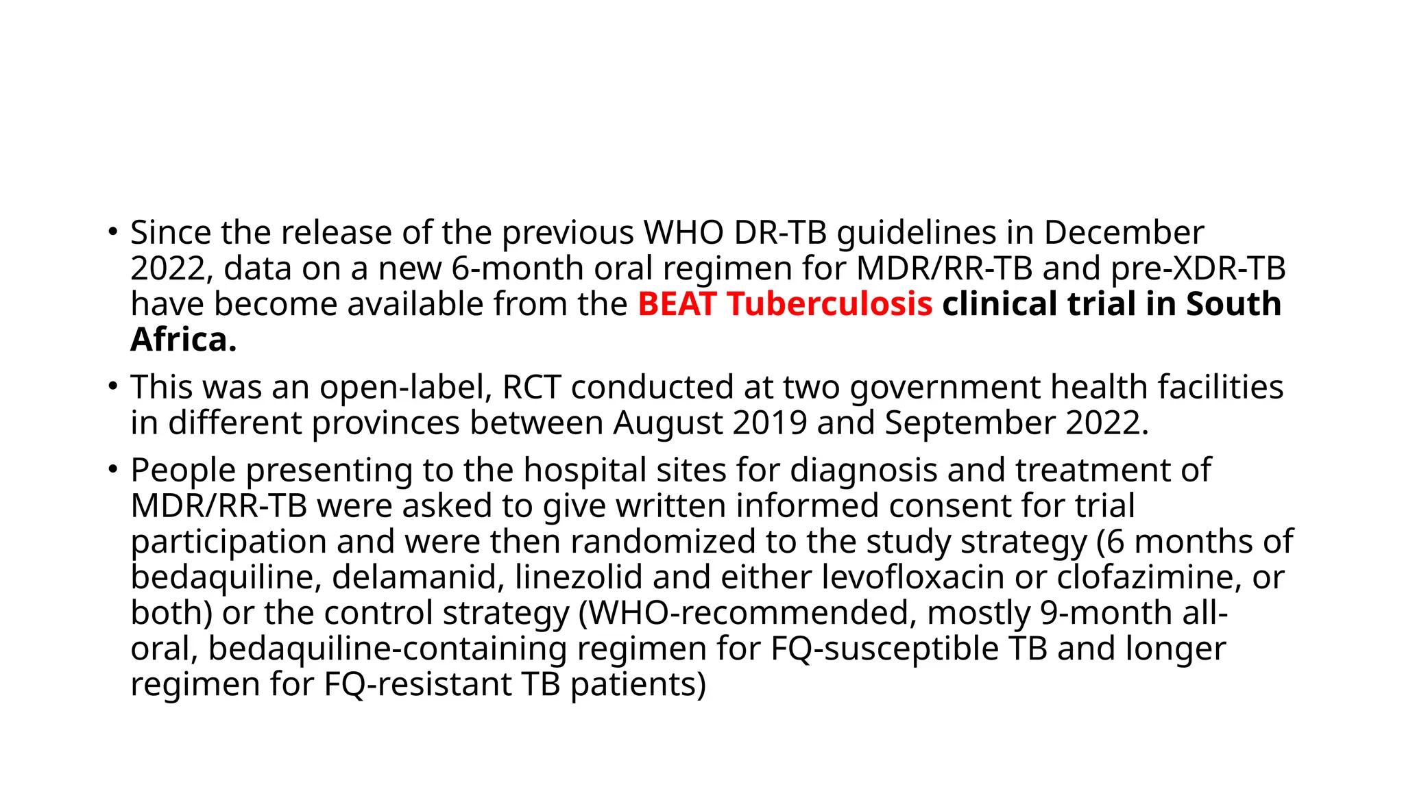 Tuberculosis Treatment and Care WHO 2025 Guidelines.pptx