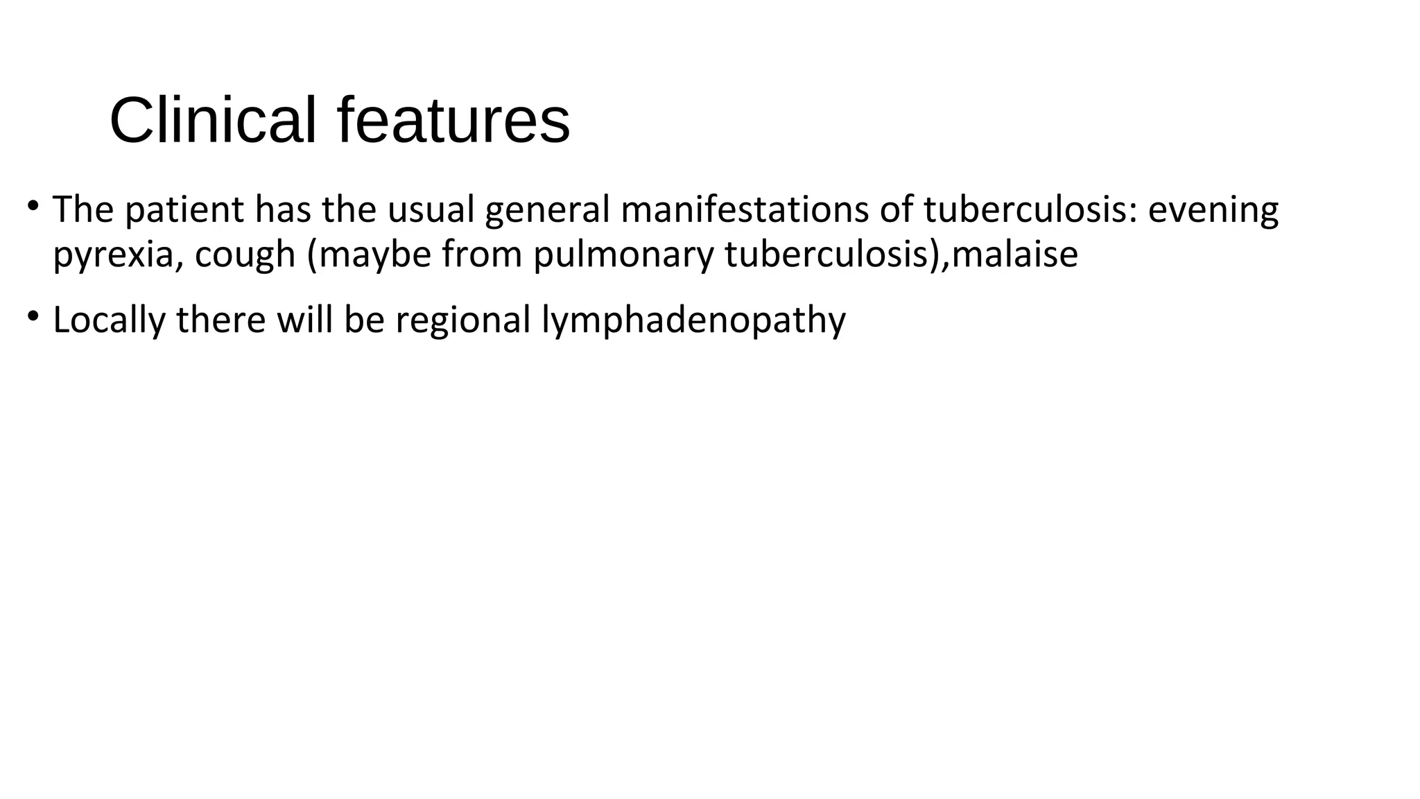 Tuberculous cervical lymphadinitis | PPT