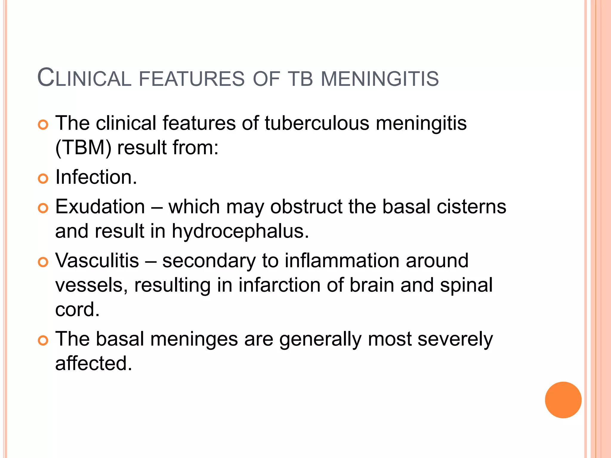 Tuberculous infection of CNS | PPTX