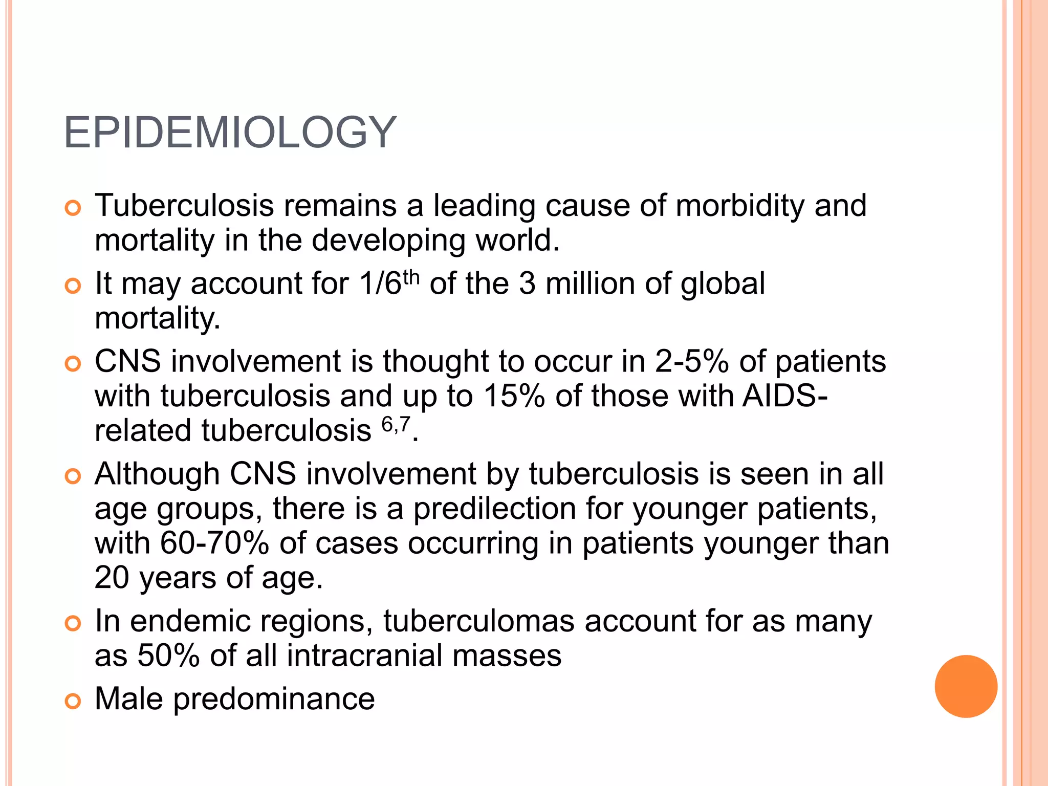Tuberculous infection of CNS | PPTX