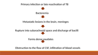 tuberculous meningitis- clinical features, management | PPTX
