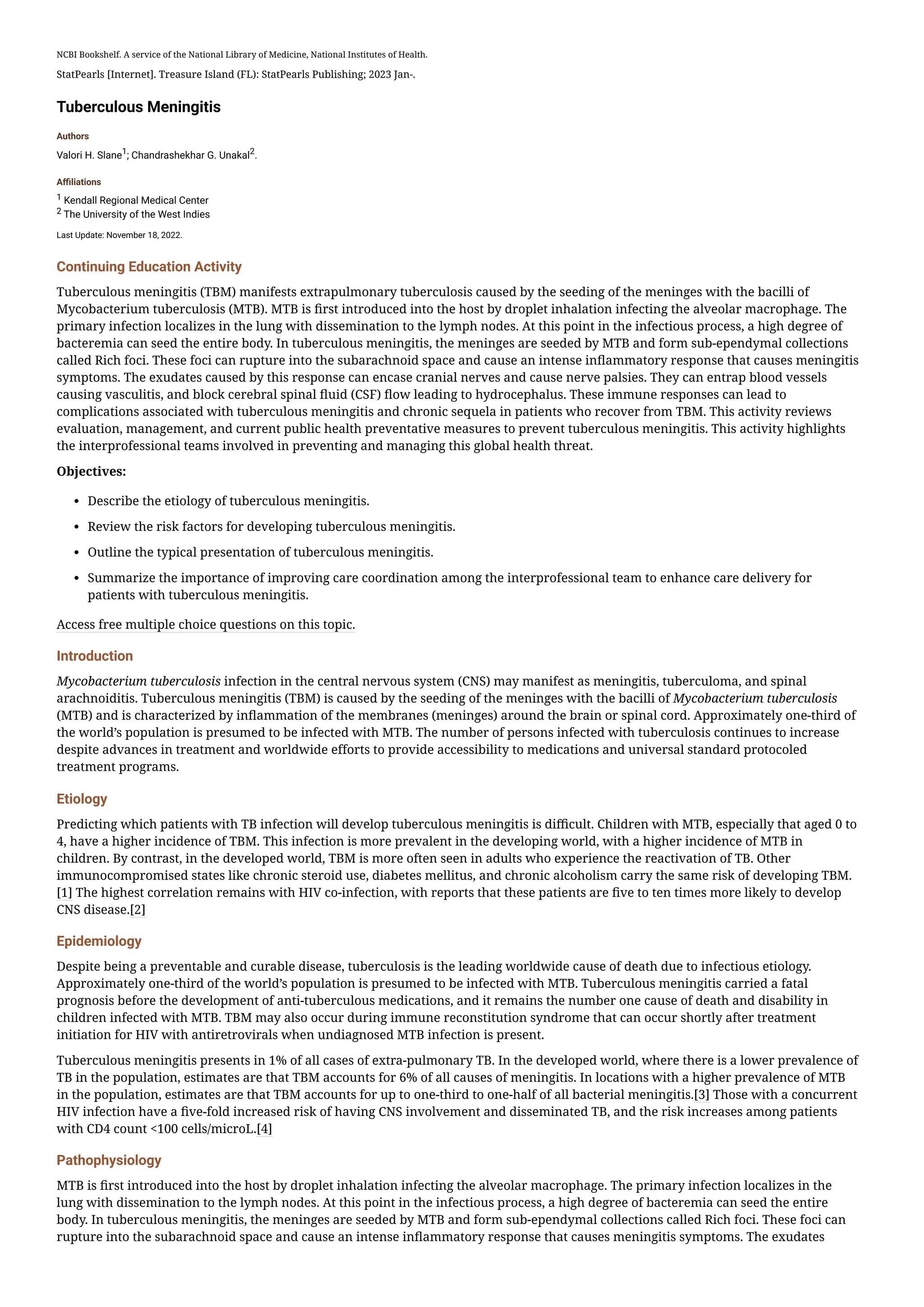 Tuberculous Meningitis - StatPearls - NCBI Bookshelf.pdf