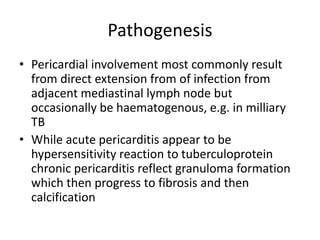 Tuberculous pericardial effusion | PPTX