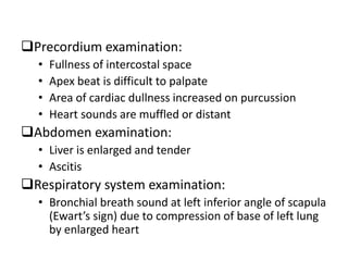Tuberculous pericardial effusion | PPTX