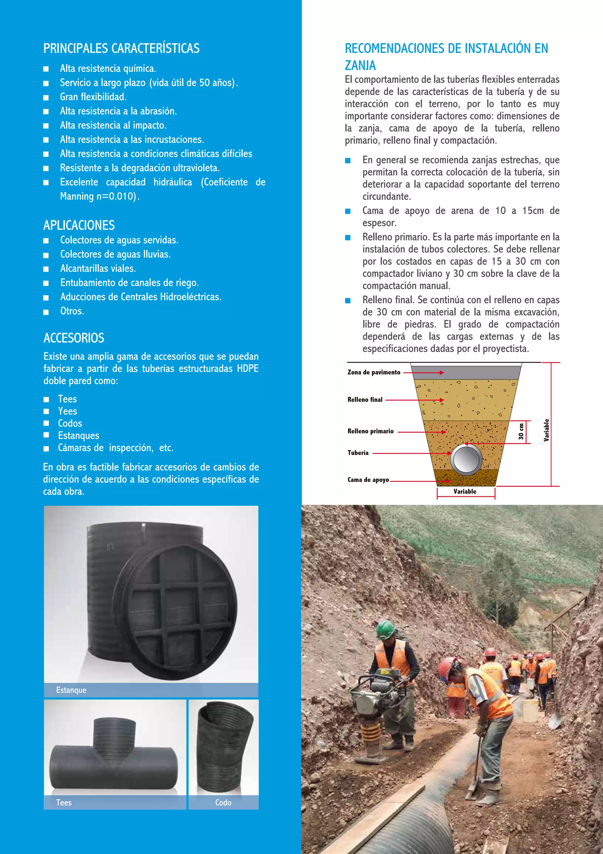 Tuberias estructurada hdpe | PDF