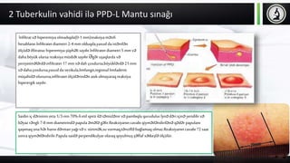 Tuberkulin sınağı və BCG vaksini | PPTX