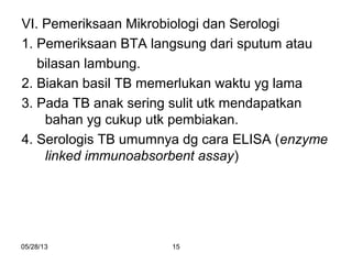 Tuberkulosis anak | PPT