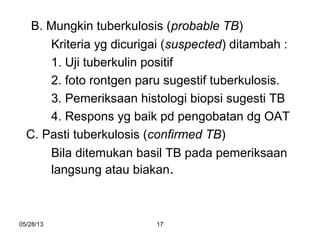 Tuberkulosis anak | PPT