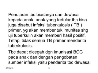 Tuberkulosis anak | PPT