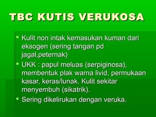 Tuberkulosis kutis | PPT