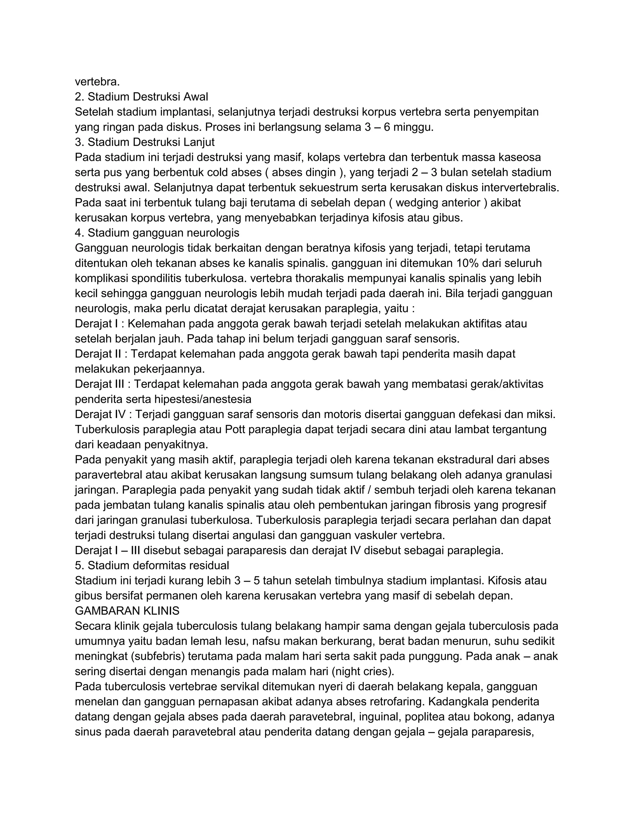 Tuberkulosis tulang | DOCX