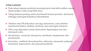 Tuberkulostatik dan leprostatik vina r | PPT