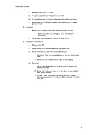 Tubes and Drains | DOC