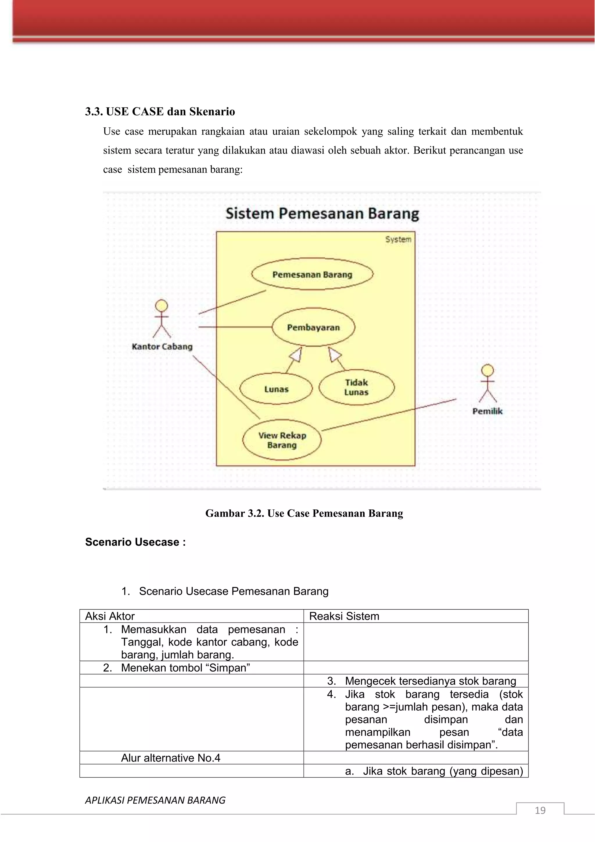 SIstem Informasi Pemesanan Barang - Wulanda Anggoro | PDF