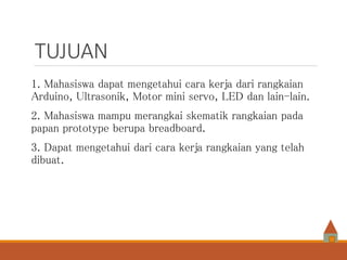 Automatic car door opener using Arduino Uno as a Microcontroller | PPT