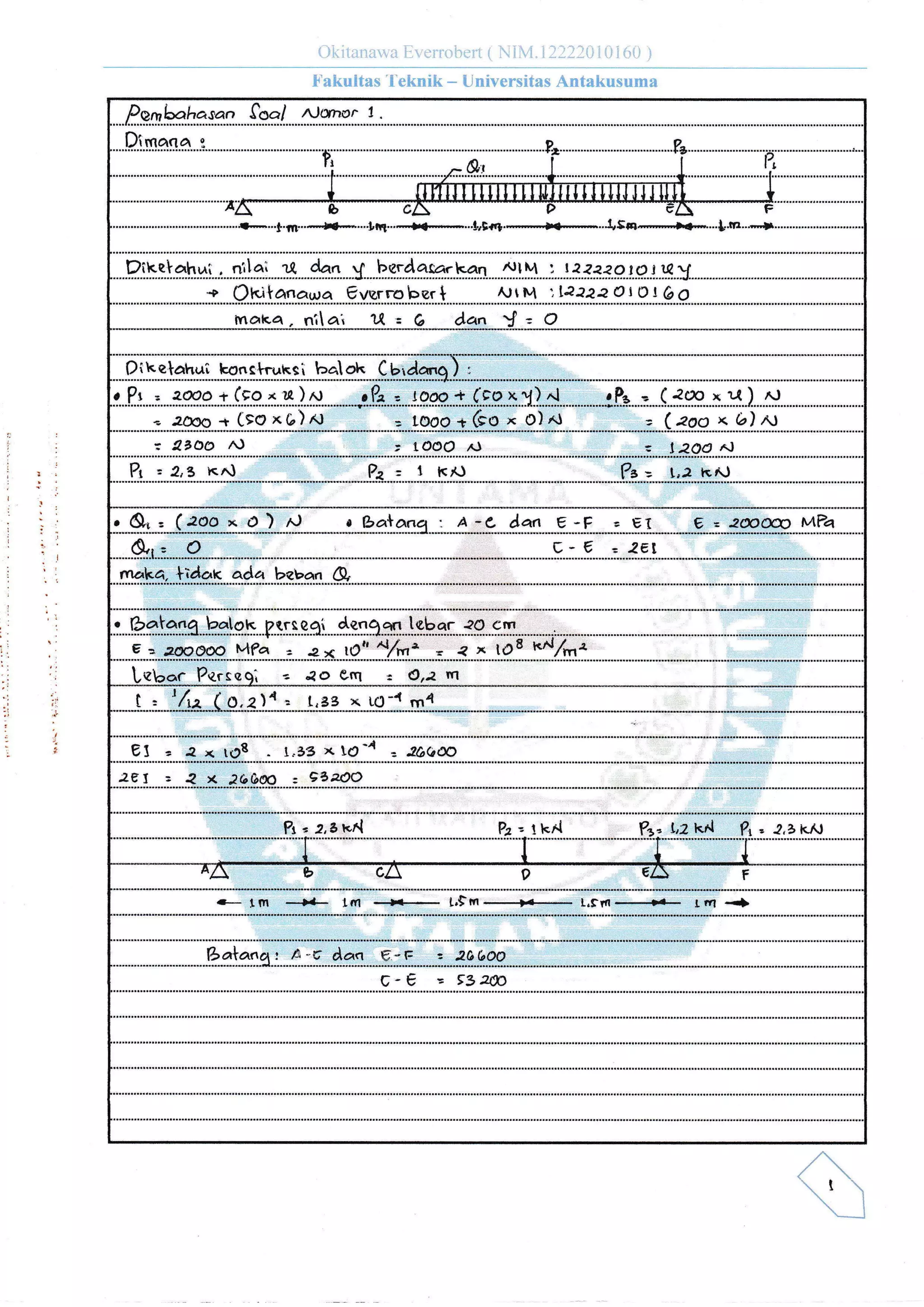 Laporan Tugas Besar Mekanika Rekayasa 5 | PDF