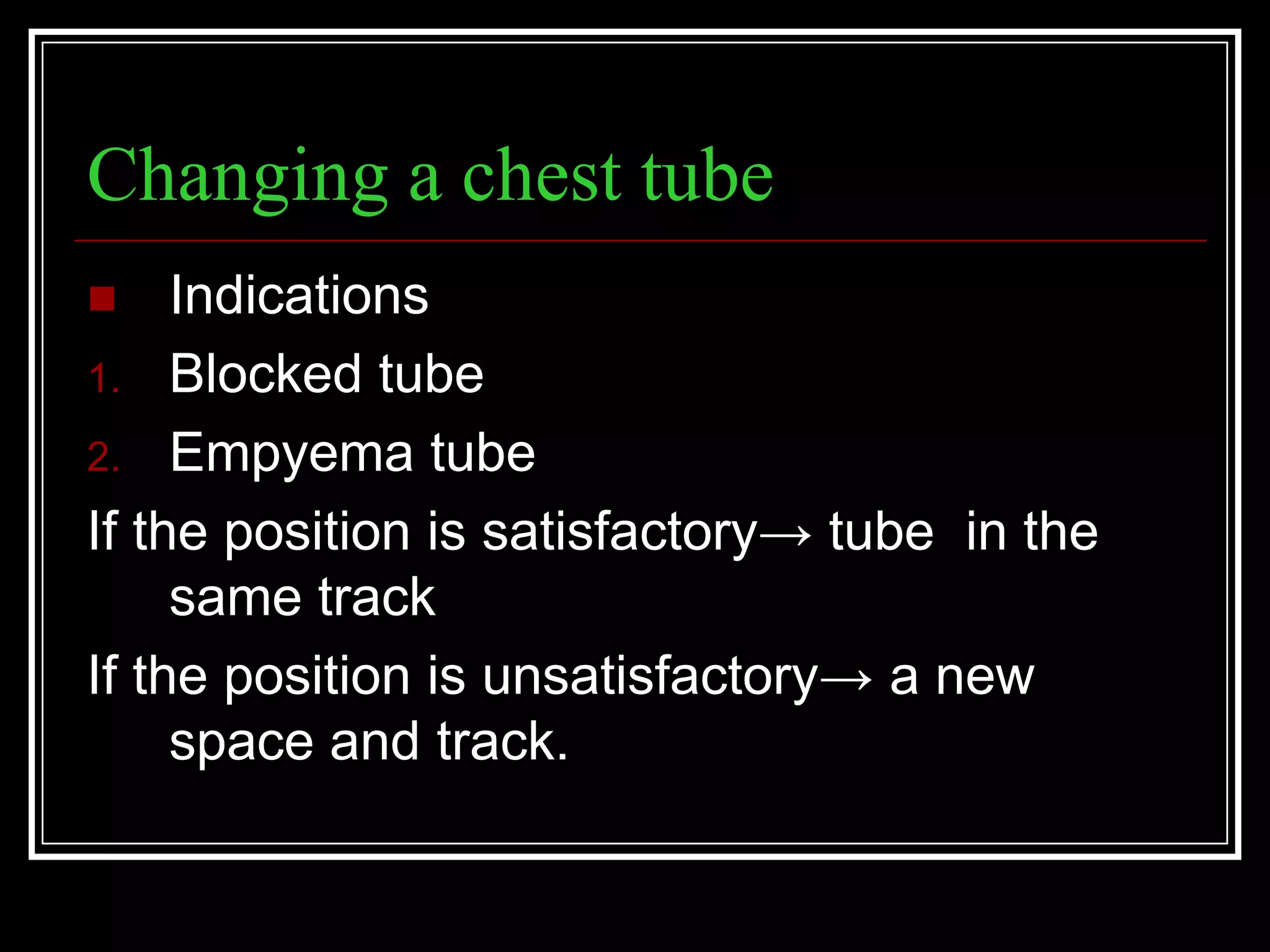 Tube thoracostomy | PPTX
