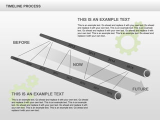 Tube Timeline Process Toolbox for PowerPoint by PoweredTemplate.com