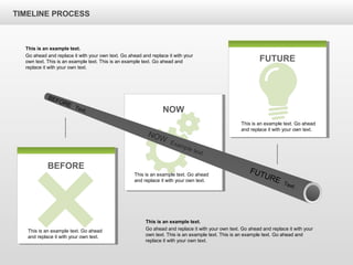 Tube Timeline Process Toolbox for PowerPoint by PoweredTemplate.com