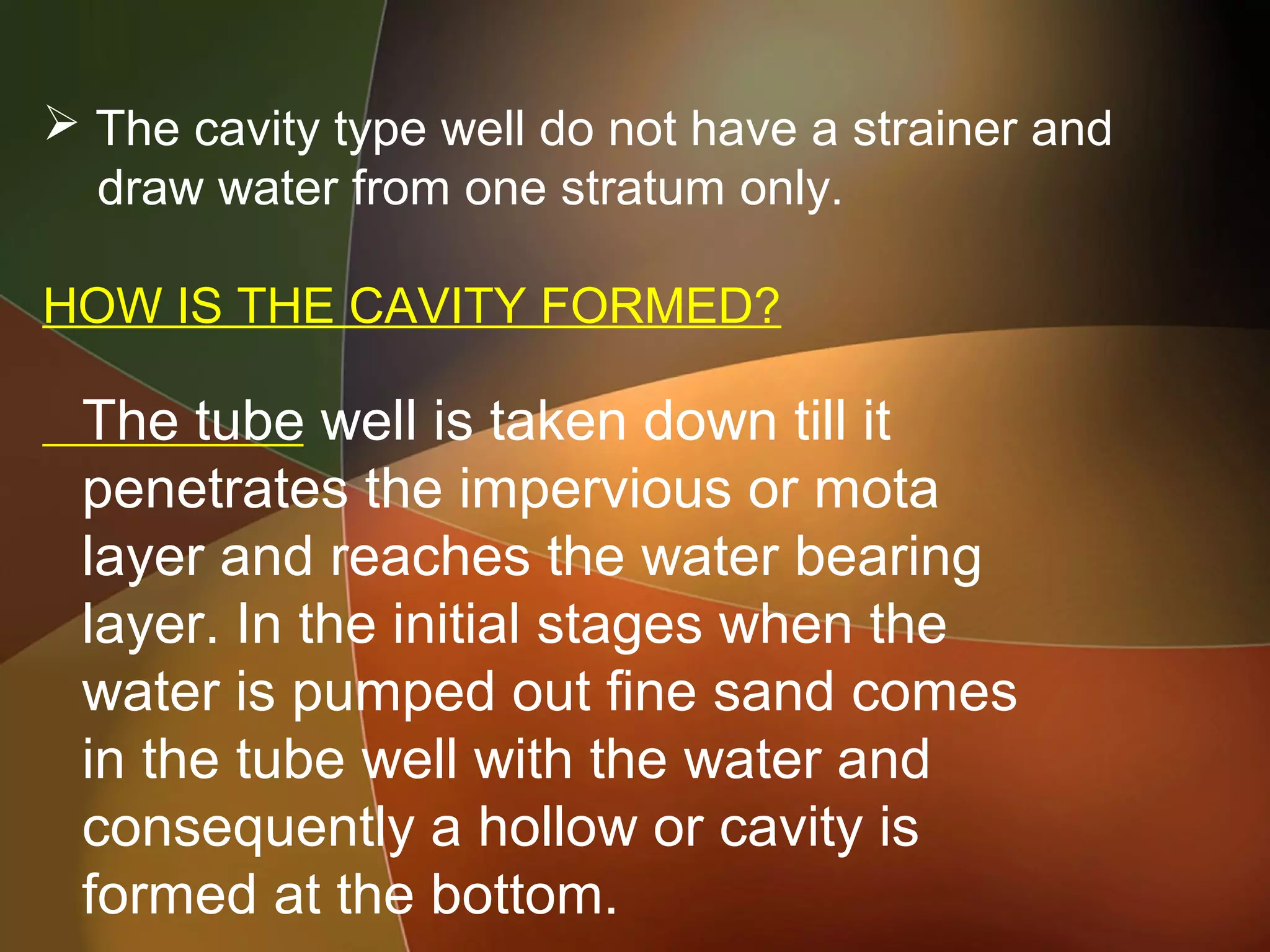 Tube well | PPT
