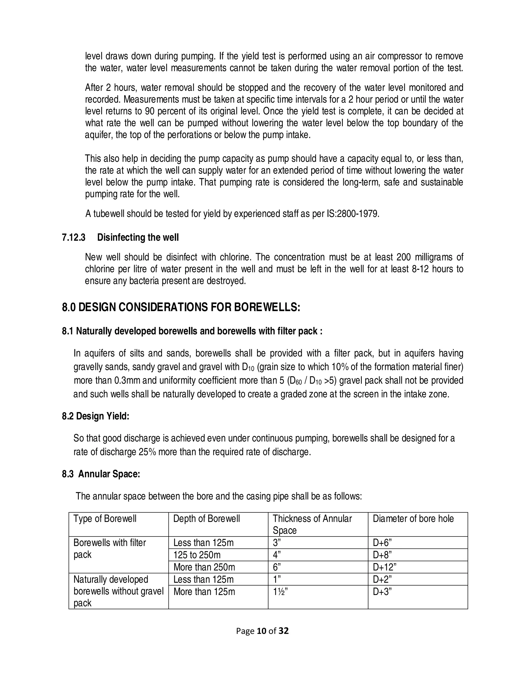Tubewell guideline(1) | PDF