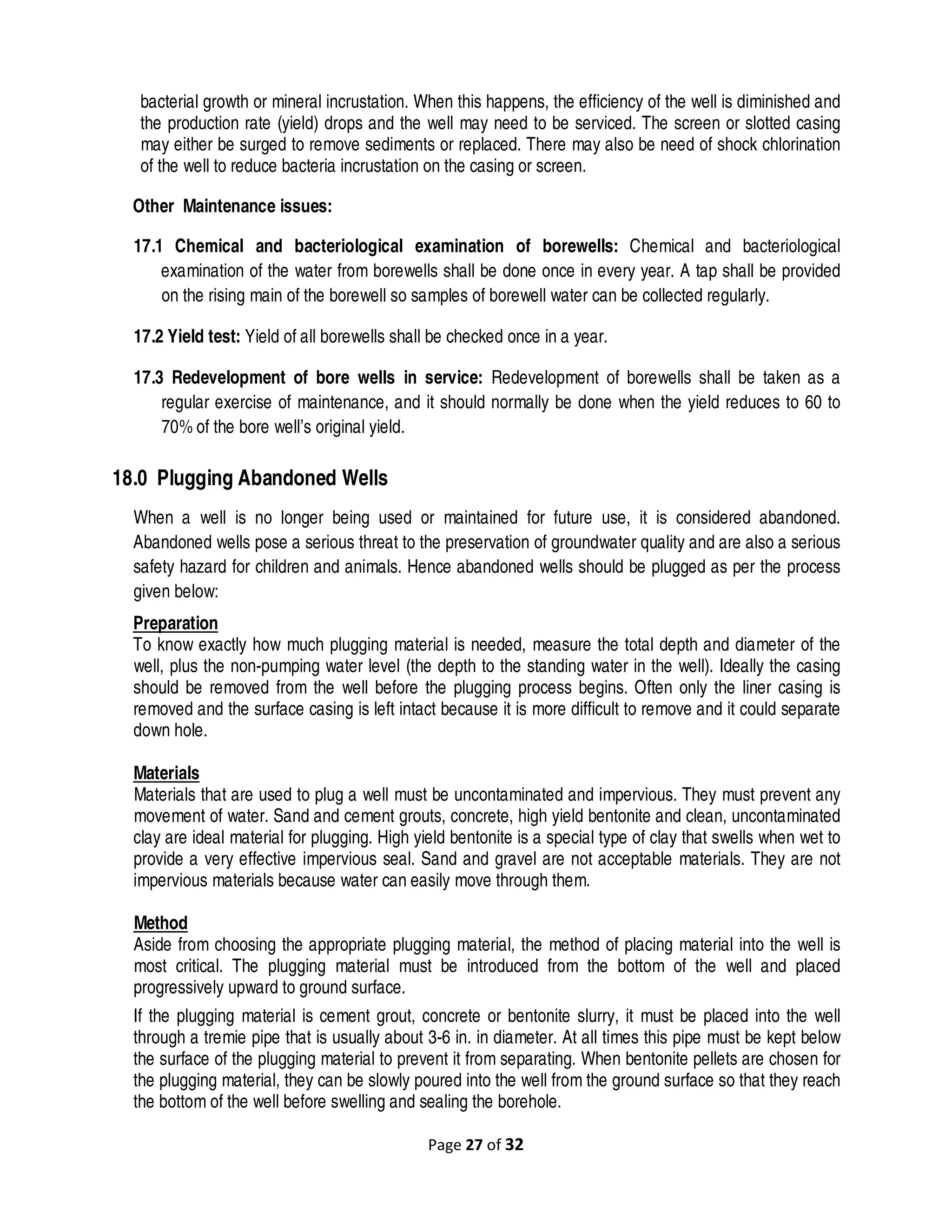 Tubewell guideline(1) | PDF